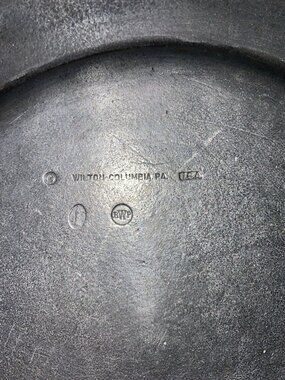 Wilton | Accents | Iwfs Wilton Pewter Plate North American Wine Food ...